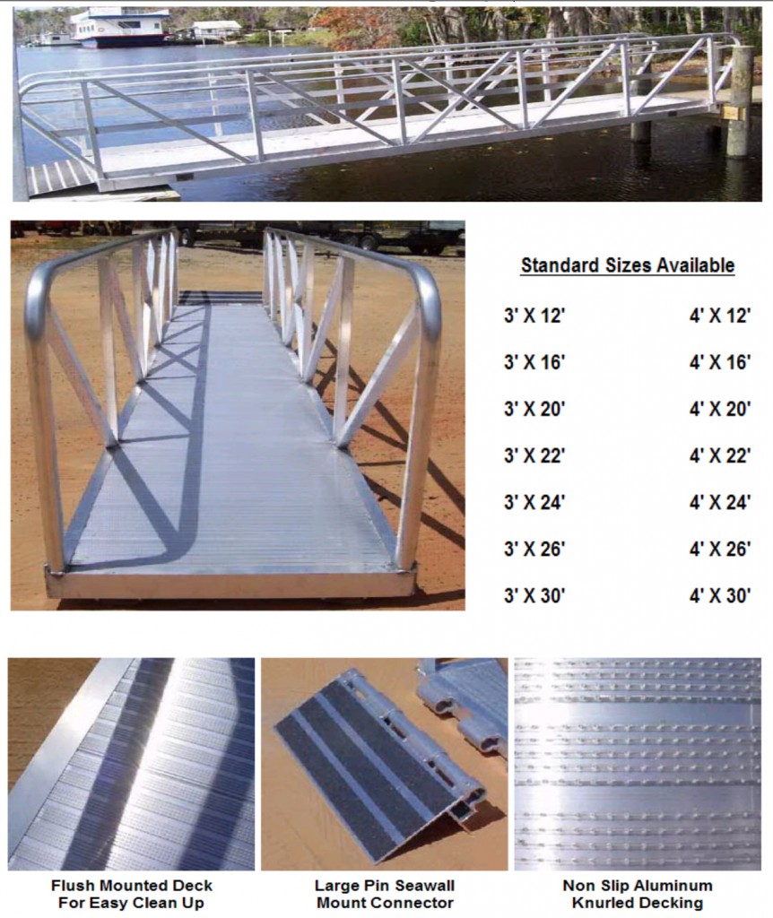 Aluminum Gangways - Ninigret Marine Hardware